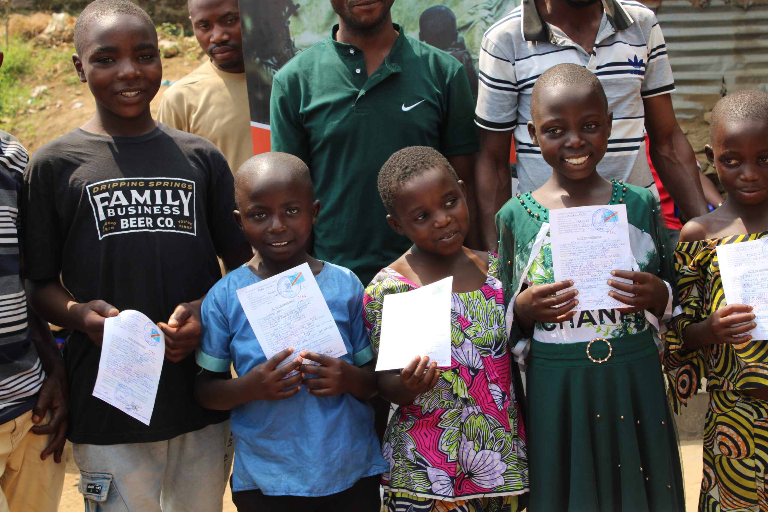 Birth certificate makes children in DRC visible - Help a child